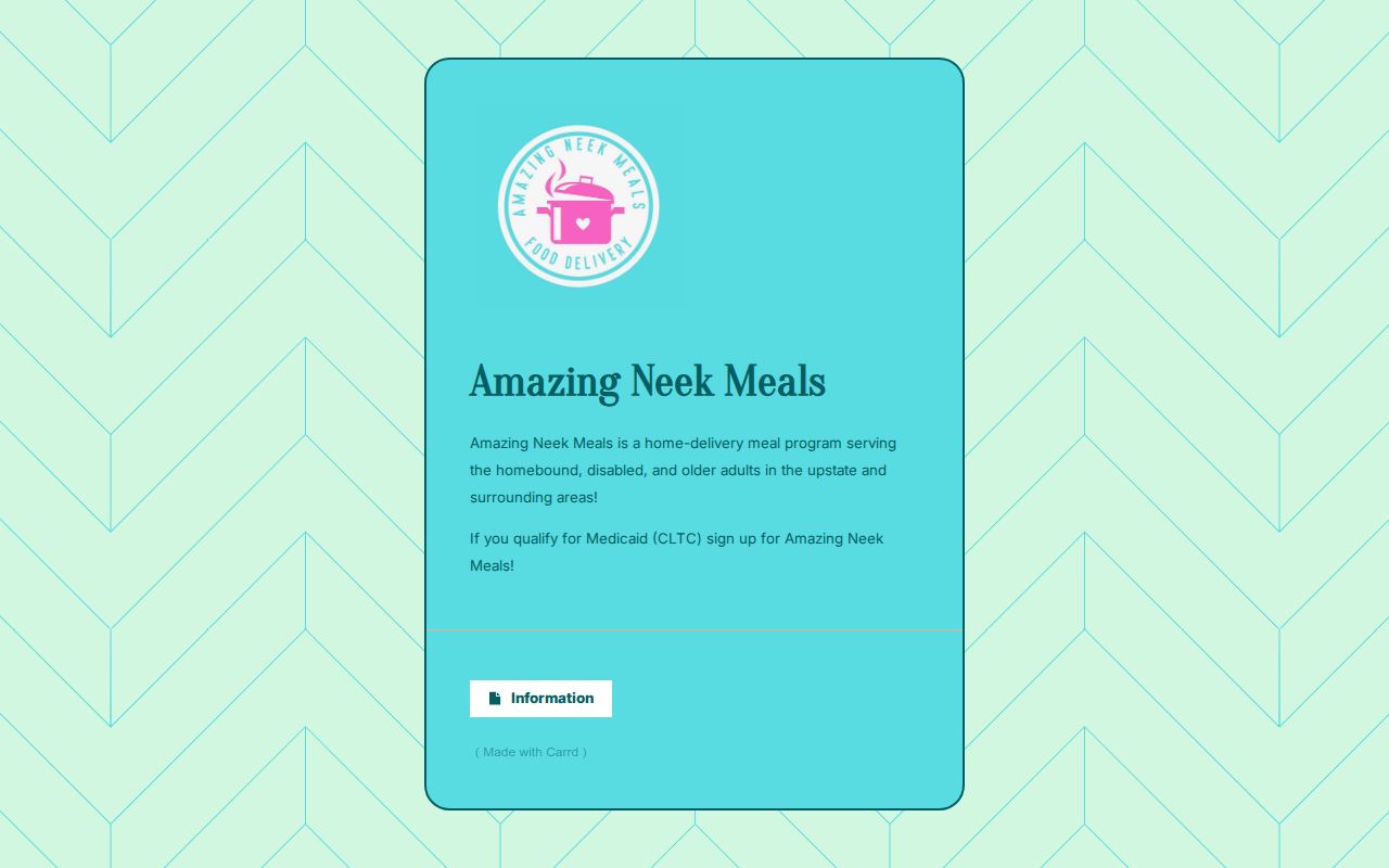 Amazing Neek Meals